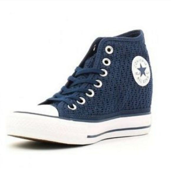 Converse | Shoes | Nwt Converse Lux Mid Wedge Boho Style Sneakers ...